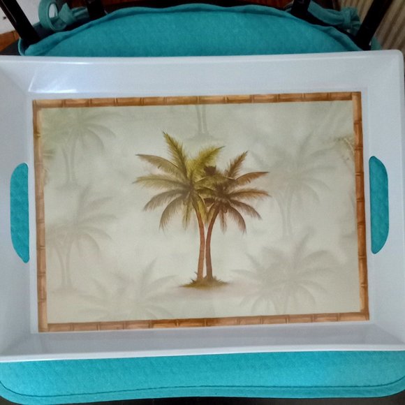 Source Unknown | Dining | Palm Tree Tray | Poshmark